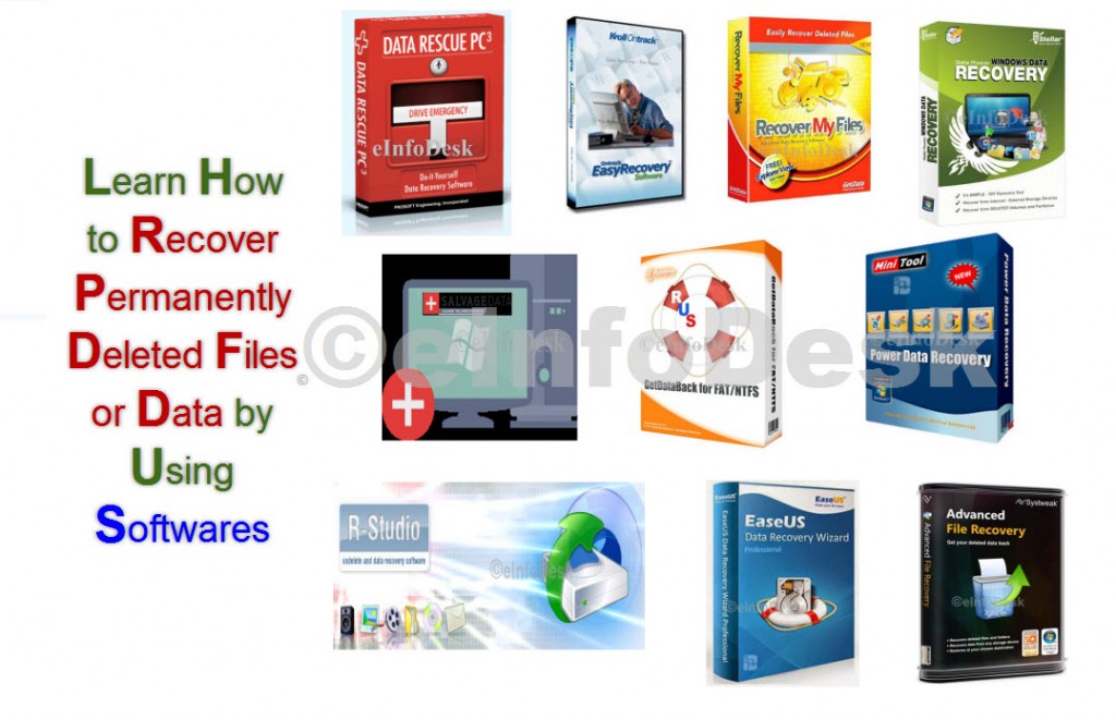 how to recover deleted data | eInfoDesk